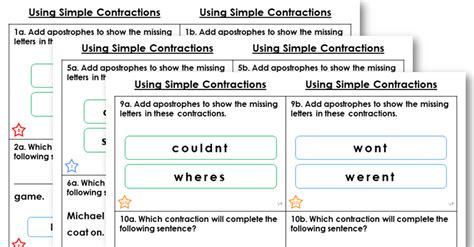 Year 2 Recognising And Using Simple Contractions Lesson Classroom Secrets Classroom Secrets