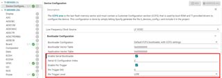 CC R Where To Find The SerialIoCfgIndex Related BldrIoCfgTable Listed In CC Xx BootLoader