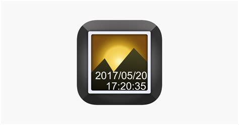 Timestamp Photo And Video On The App Store