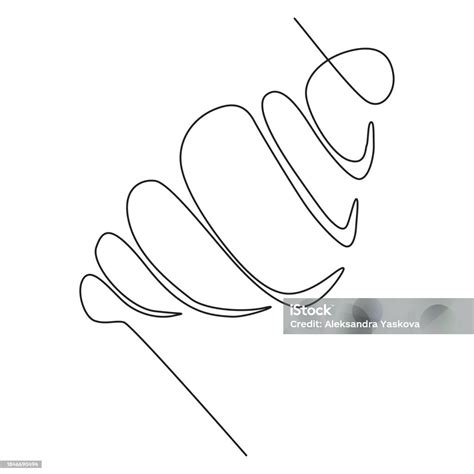 크로와상의 연속 1 선 그리기 편집 가능한 획 벡터 일러스트 레이 션 검은색에 대한 스톡 벡터 아트 및 기타 이미지 검은색 그리기 낙서 드로잉 Istock