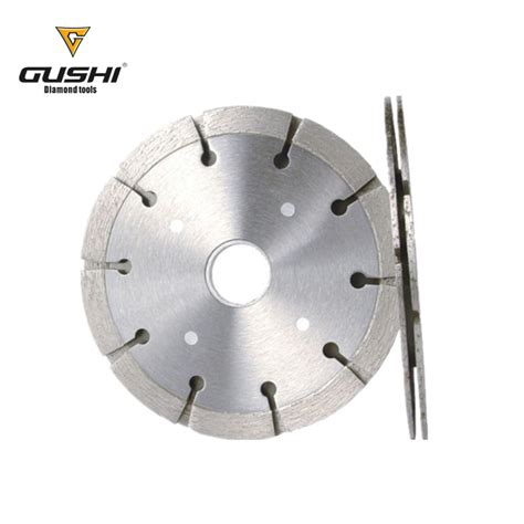 Gushi Manufacture High Performance Double Row Tuck Point Diamond Saw Blades For Reinforced