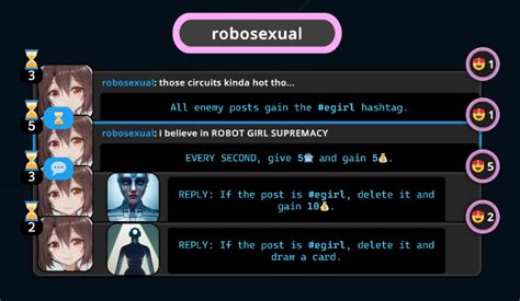 Two New Personalities Found Their Way Into The Game A Robosexual And A Robohater