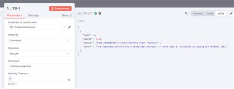 Unable To Run Command On Remote Machine Via Ssh Questions N8n Community