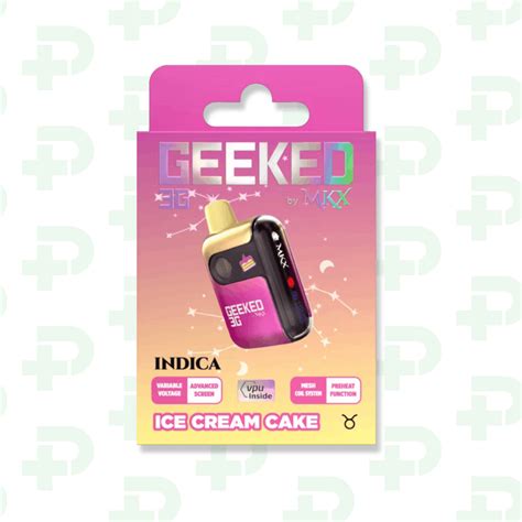 Geeked By Mkx Disposable Ice Cream Cake