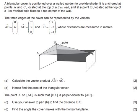 solved a triangular cover is positioned over a walled garden