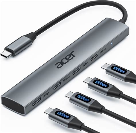 Acer Usb C Hub 10gbps Usb C Splitter With 4 Usbc 32 Port High Speed