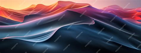 Premium Photo 3d Abstract Dark Background Wavy Curved Lines Flat Pattern For Wallpapers