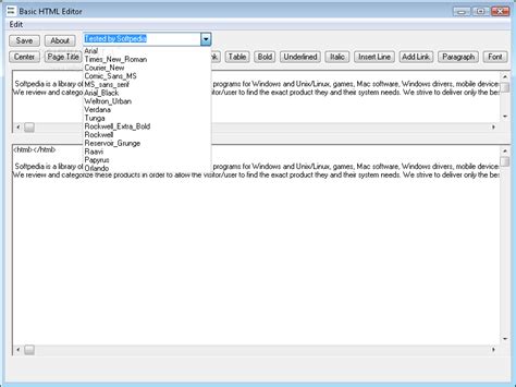 basic html editor download free windows 1 0 softpedia