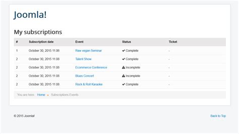 Joomla® Event And Calendar Rseventspro