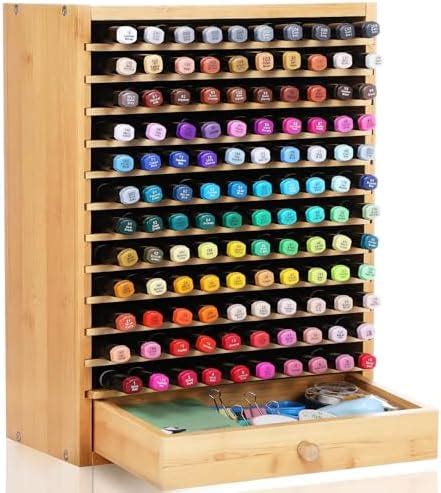 Sunnychicc 1 Pack Bamboo Marker Organizer For 120 Markers
