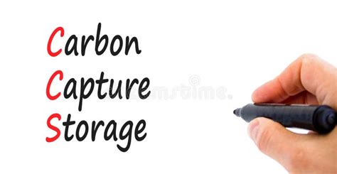 Ccs Carbon Capture Storage Symbol Concept Words Ccs Carbon Capture