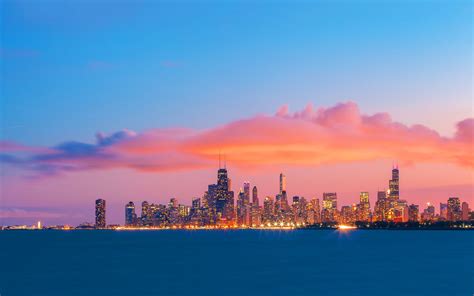 Chicago Skyline Wallpapers 44 Images Wallpapercat