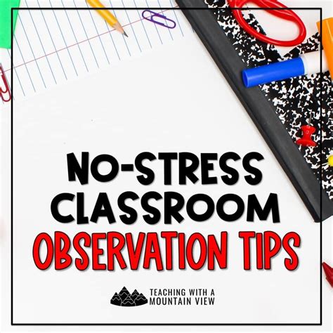 Classroom Observation Tips Teaching With A Mountain View Classroom Observation Tips Teaching With A Mountain View