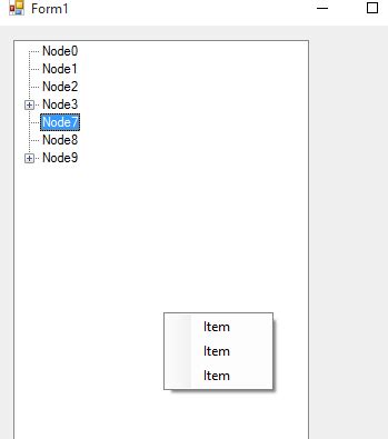Winforms C TreeView Context Menu Out Of Place When Using Keyboard Stack Overflow