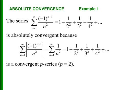 Ppt 11 6 Absolute Convergence And The Ratio And Root Tests Powerpoint Presentation Id 6530459