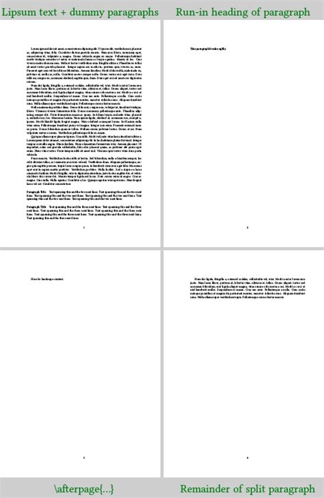Labels How To Fix Paragraph S Run In Heading On A Single Page Before Afterpage And The Text
