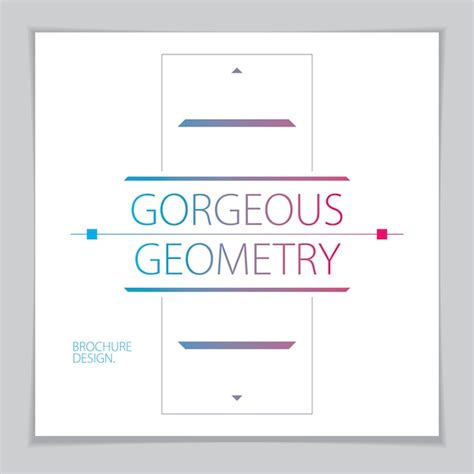 Premium Vector Minimalistic Cover Brochure Design Vector Geometric Pattern Abstract