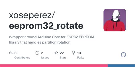 GitHub Xoseperez Eeprom Rotate Wrapper Around Arduino Core For ESP EEPROM Library That