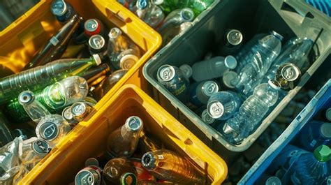 Sorting Recyclable Materials Efficiently Premium Ai Generated Image