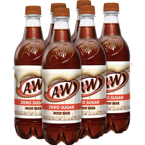 Aandw Zero Sugar Root Beer Soda 5 L Bottles 6 Pack 6 Ct 16 9 Fl Oz Shipt