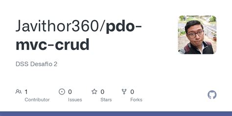 Github Javithor360pdo Mvc Crud Dss Desafio 2
