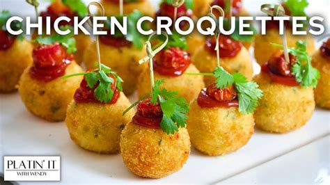 Delicious Chicken Croquettes Recipe Easy Chicken Appetizer
