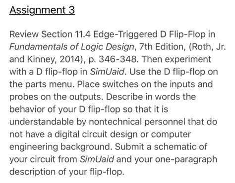 Solved Need Some Help With This Problem Just A D Flip Flop Chegg Com