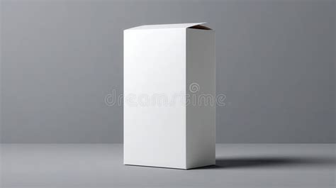 A Stunning Image Of Minimalist Blank Cereal Box Mockup Product