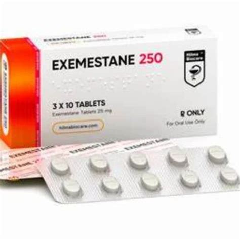 250mg Exemestane Tablet Packaging Size 30 Tablets At ₹ 1250box In