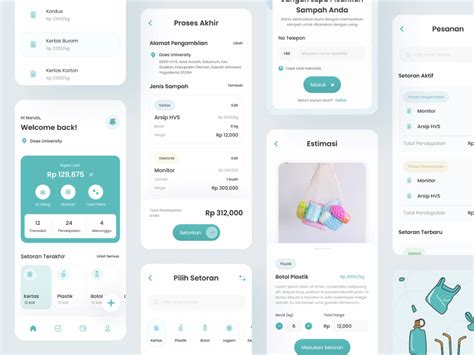 Recycle Trash App Exploration Mobile App Design Inspiration Recycle Trash Mobile App Design