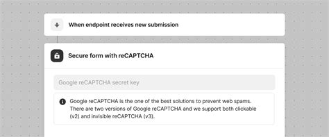 Spam Filtering With Recaptcha V3 Getform Documentation