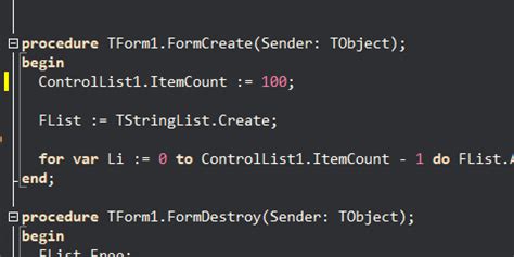 TControlList Need Help VCL Delphi PRAXiS En