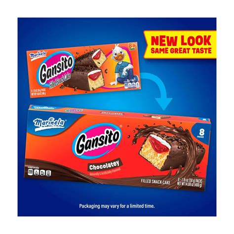Buy Marinela Gansito Chocolatey Filled Snack Cake 8 Packs Strawberry