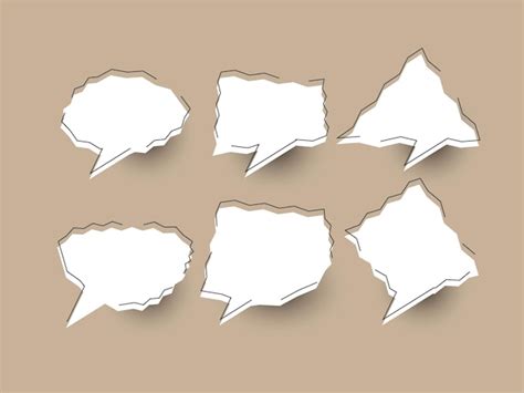 메시지 레이블 템플릿 디자인 세트 프리미엄 벡터