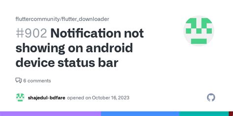 notification not showing on android device status bar · issue 902