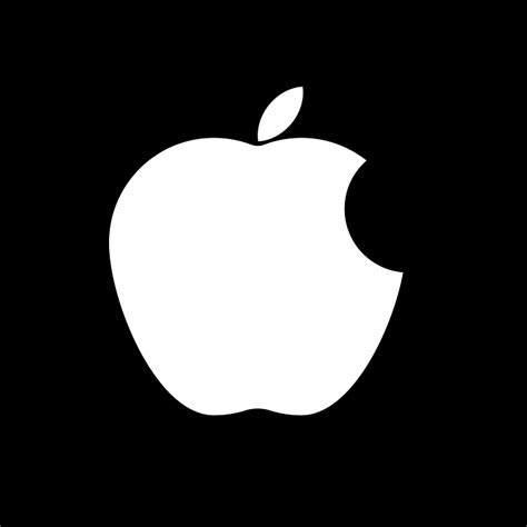 White Apple Logo