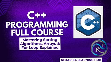 C Programming Lecture 7 Mastering Sorting Algorithms Arrays And For