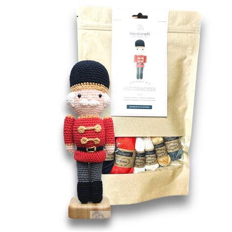 Nutcracker Crochet Kit Diy Crochet Kit Christmas Crochet Kit T