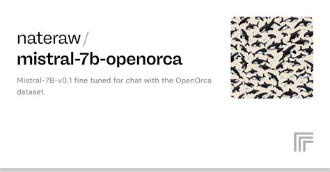 examples nateraw mistral 7b openorca replicate