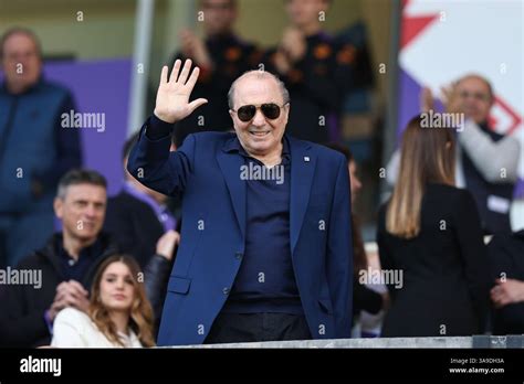 Rocco Commisso Fiorentina During The Italian Serie A Match Between Fiorentina 1 0 Atalanta