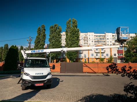 Cte B Lift 187 на шасі Iveco Daily 60c16h30d виробництво і продаж Завод комунальної техніки