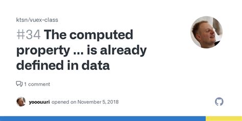 The Computed Property Is Already Defined In Data Issue 34 Ktsn