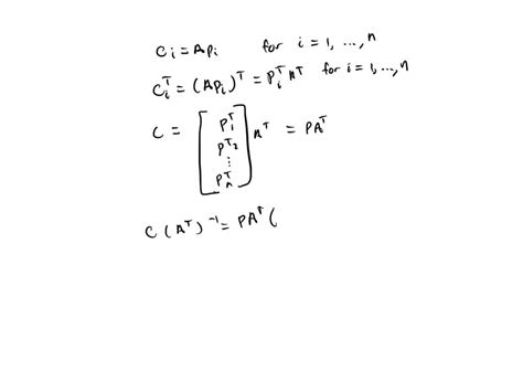 ⏩solveda Let P And C Be The Matrices In Theorem 1014 5 Show