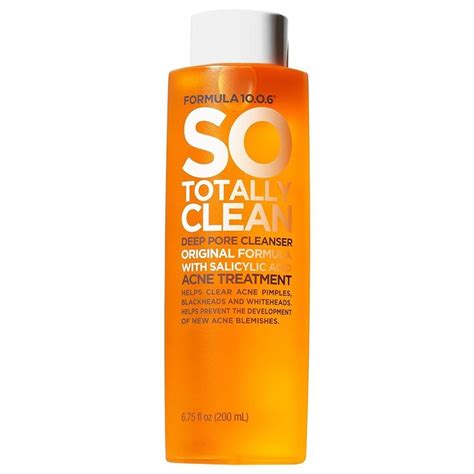 Formula 10 0 6 So Totally Clean Deep Pore Cleanser 6 75 Fl Oz Salicylic
