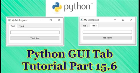 Python Gui Tab Tutorial Part 156 Supercoders Web Development And