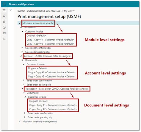 figure out your d365fo print management setup