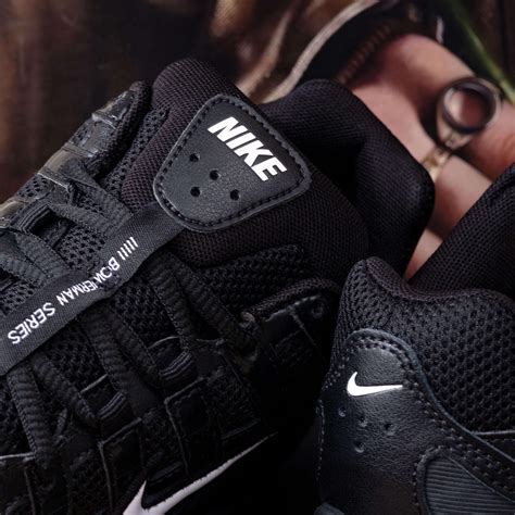 Nike P6000 Black Black White Swoosh 807garage