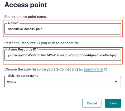 egress access point setup snowflake on azure for confluent cloud confluent documentation