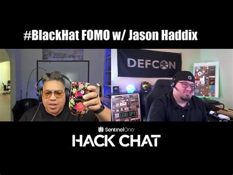Hack Chat Live At Black Hat 2021 Jason Haddix Sentinelone