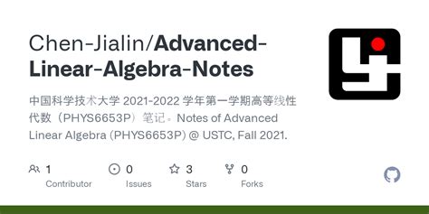 Advanced Linear Algebra Notes Chap 4 Pdf At Main · Chen Jialin Advanced Linear Algebra Notes